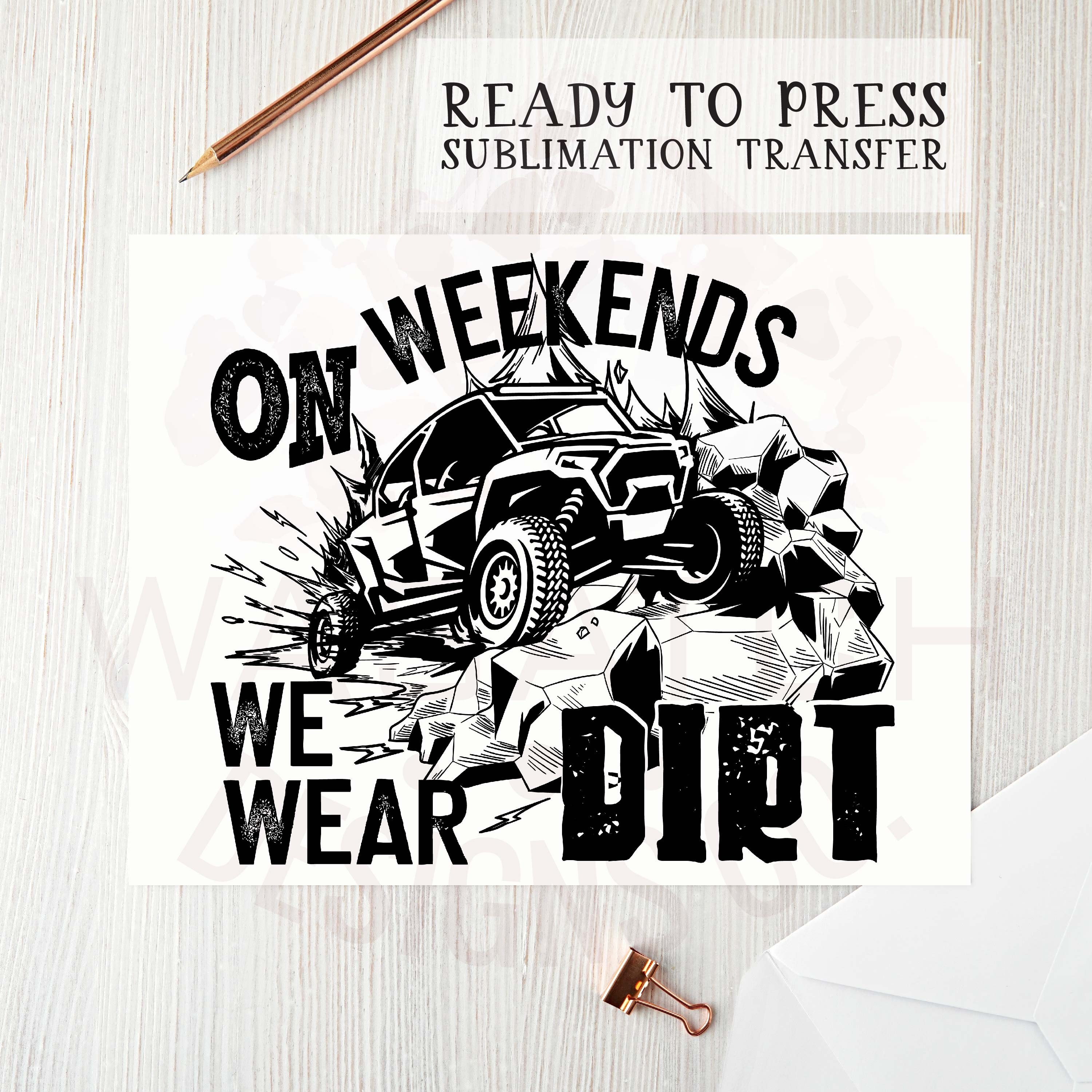 Off Road Sublimation Transfer, Ready to Press, Sublimation Design, T ...