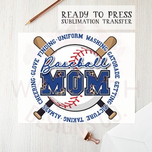 Baseball Sublimation Transfer, Sublimation Transfer, Ready to Press ...
