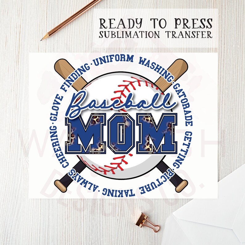 Baseball Sublimation Transfer Sublimation Transfer Ready to - Etsy
