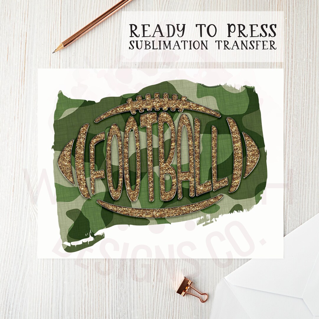 Football Ready to Press Sublimation Transfer, Heat Press Transfer ...