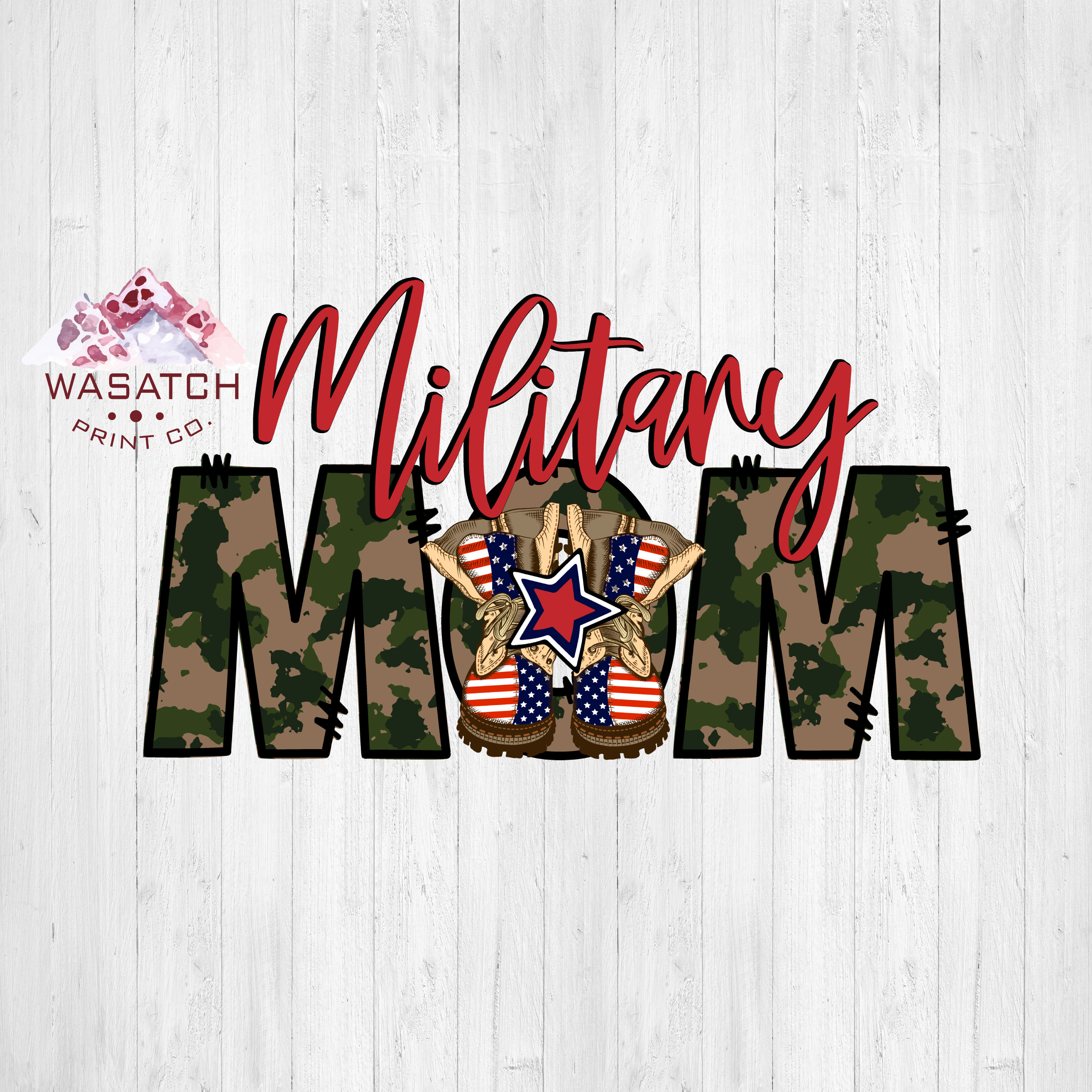 Military Mom Sublimation Transfer, Sublimation Transfer, Ready to Press ...
