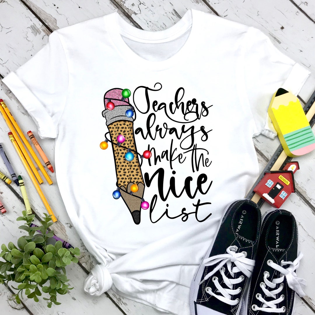 Teacher Christmas Sublimation Transfer, Sublimation Transfer, Ready to ...