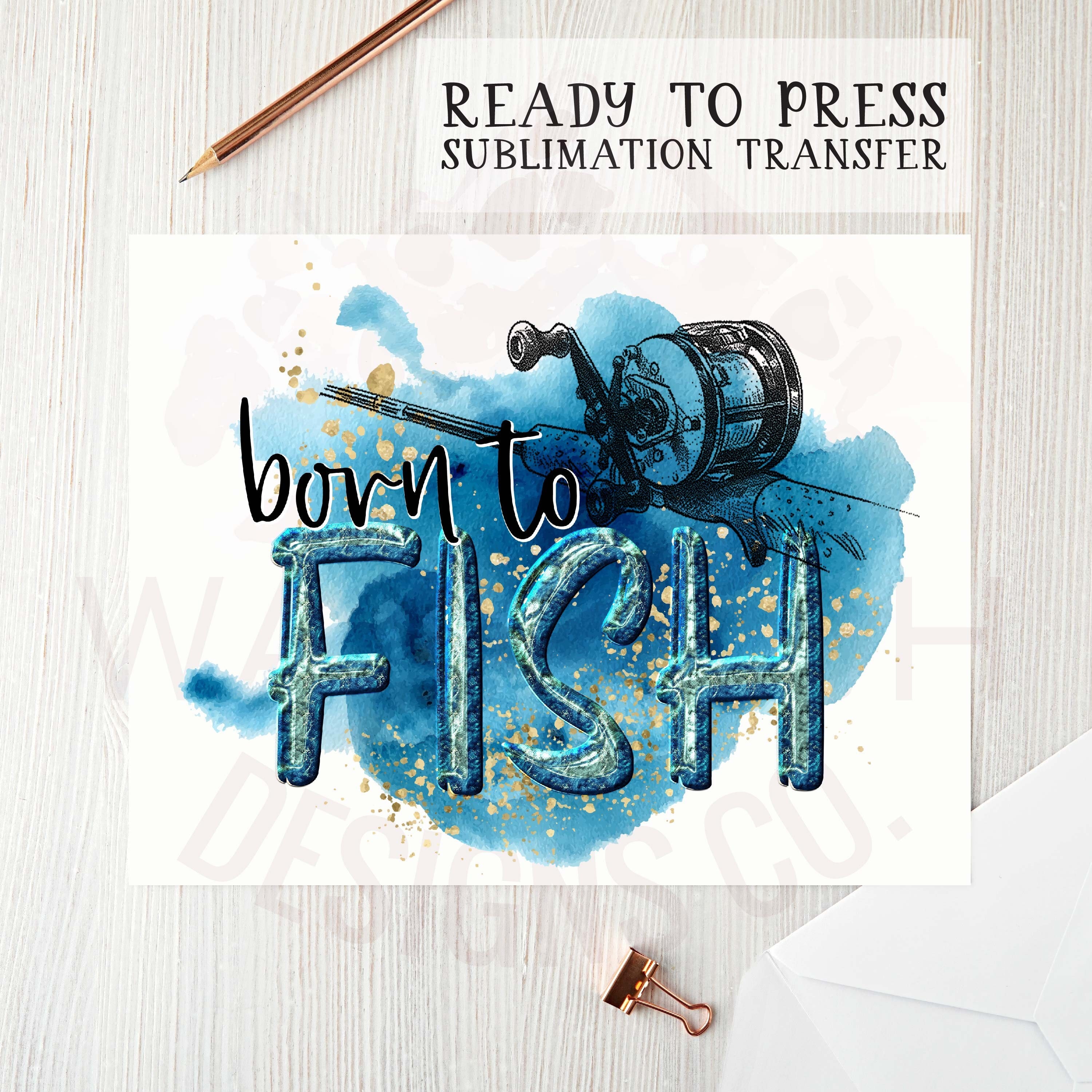 Fishing Sublimation Transfer Sublimation Transfer Ready to - Etsy
