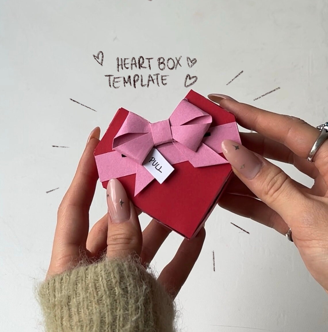 DIY Heartbox Template - Etsy