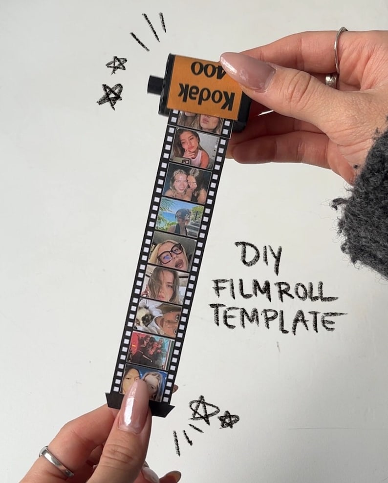 DIY Filmroll Template - Etsy