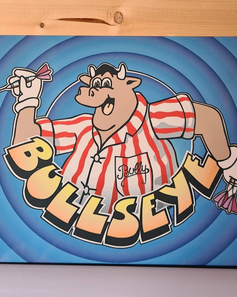 Bullseye Darts Bully Metal Sign 290x200mm, Man Cave Woman Cave Garage ...