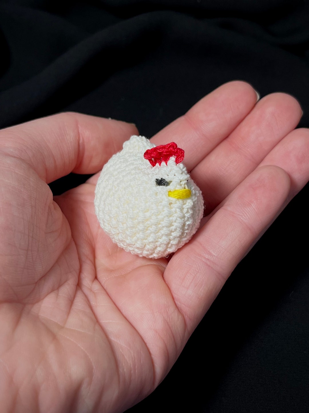 Mini Chicken Jewelry Box Pet, Mini Chrochet Animal, Pet for Jewelry Box ...