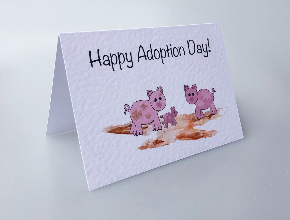 Adoption Card. Happy Adoption Day. Congratulations On Your | Etsy