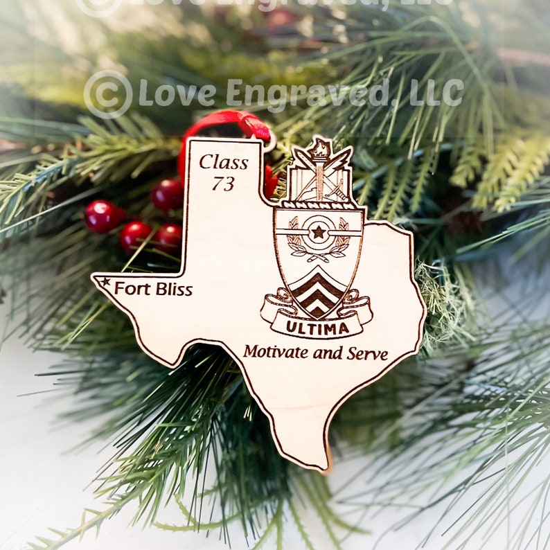 US Army Sergeant Major Academy Ornament/usasma/military - Etsy
