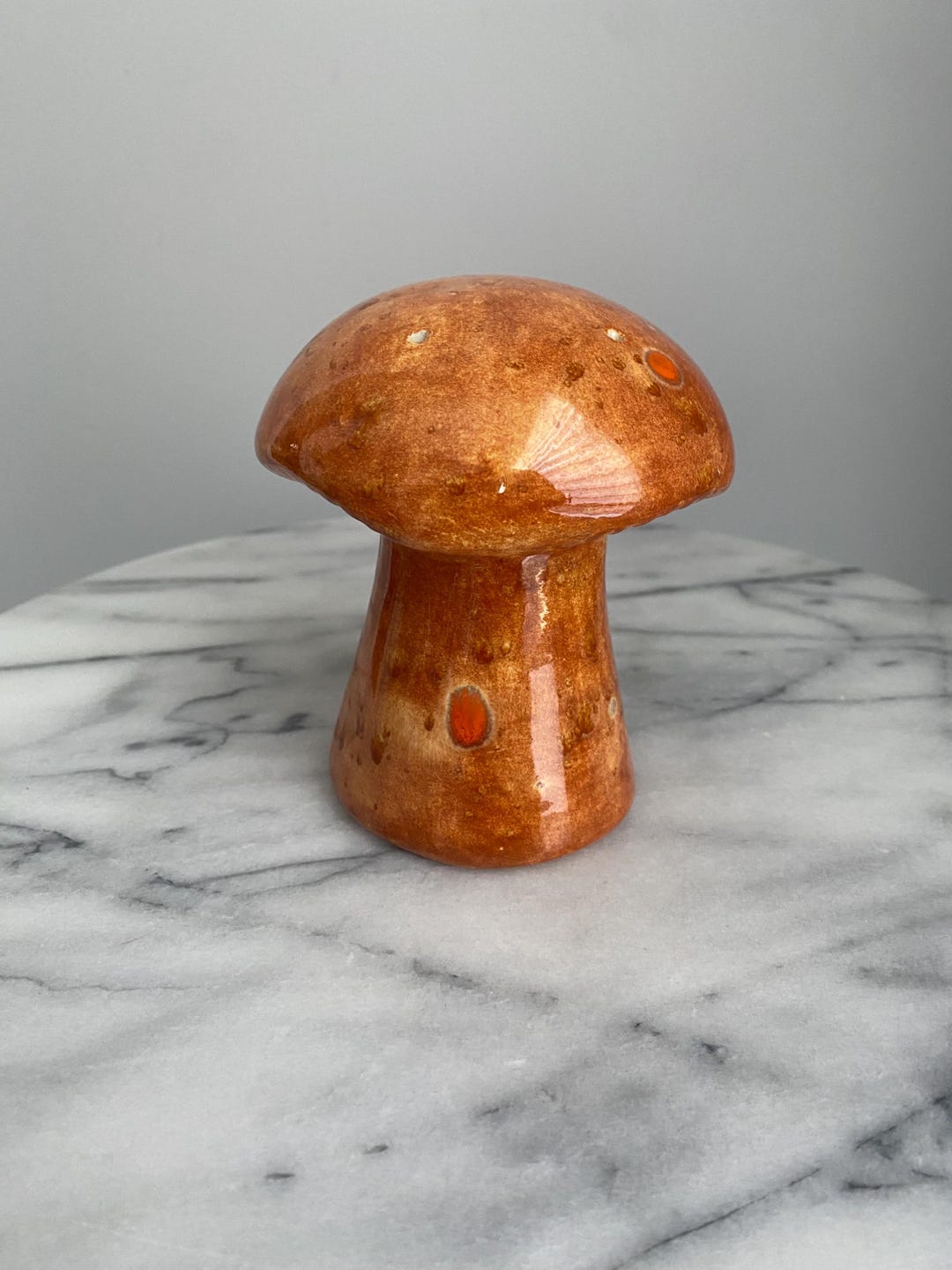 Retro Large Mushroom Shaker Handmade, Signed - Etsy