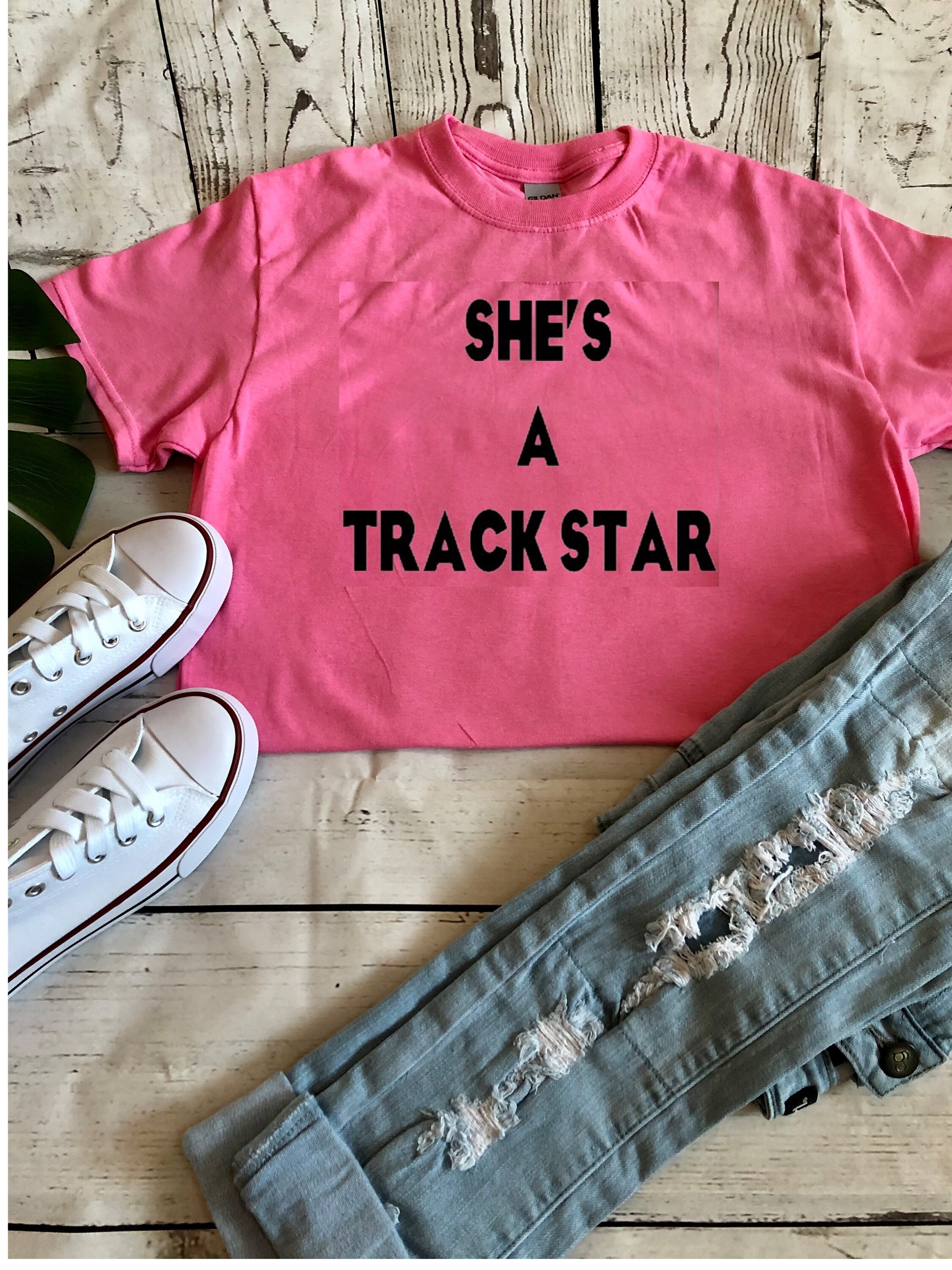 Shes a Track star shirt Track shirt shes a runner women | Etsy