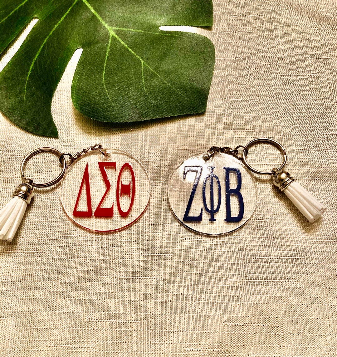 Greek Sorority Keychains - Etsy