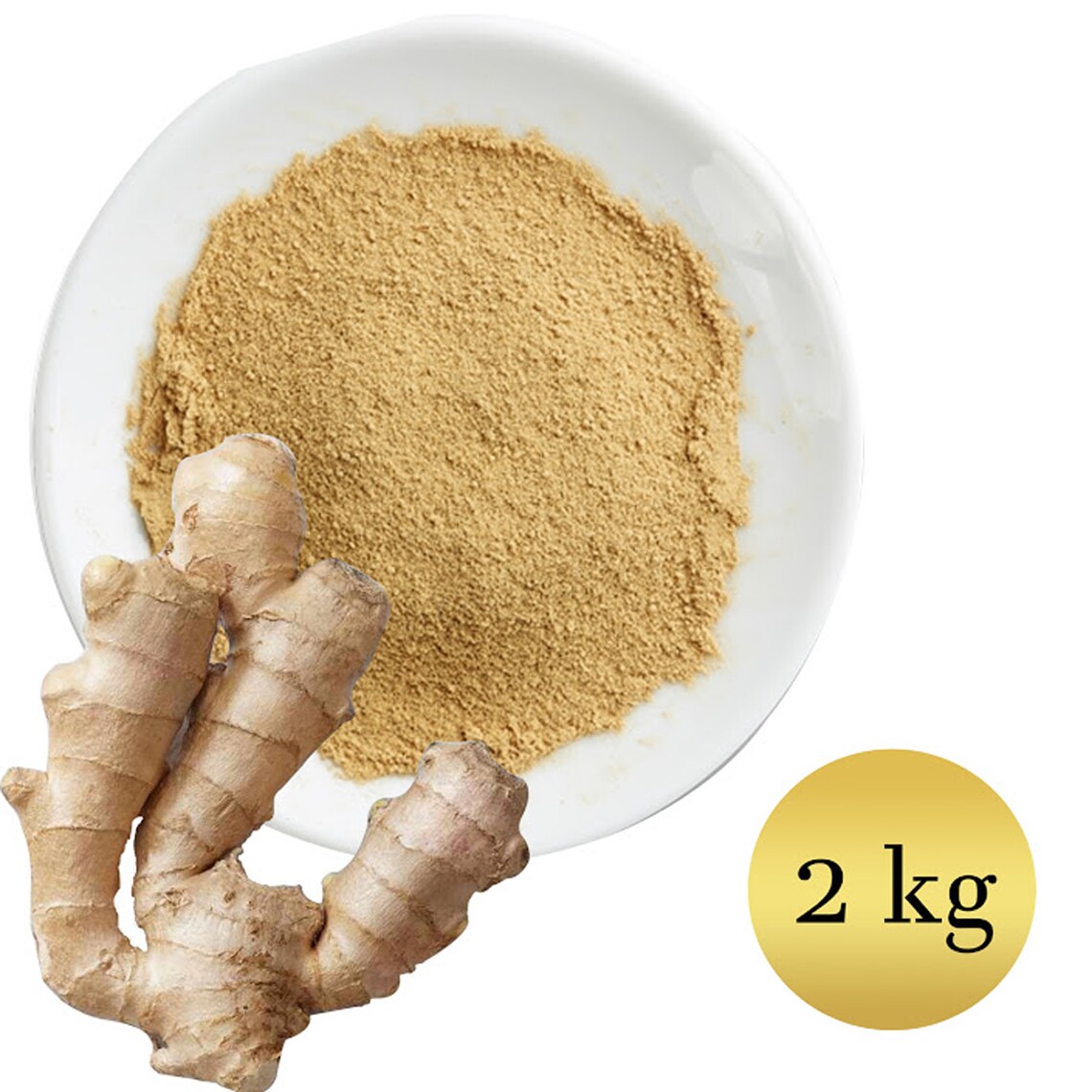 Organic Certified Ginger Powder Ginger root Premium Quality Ground ...
