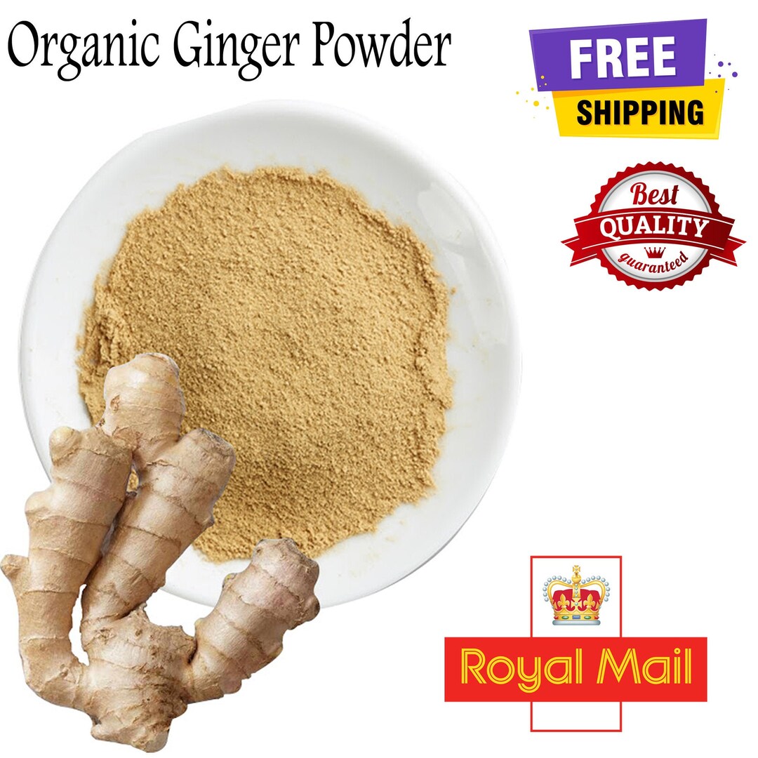 Organic Certified Ginger Powder Ginger root Premium Quality Ground ...