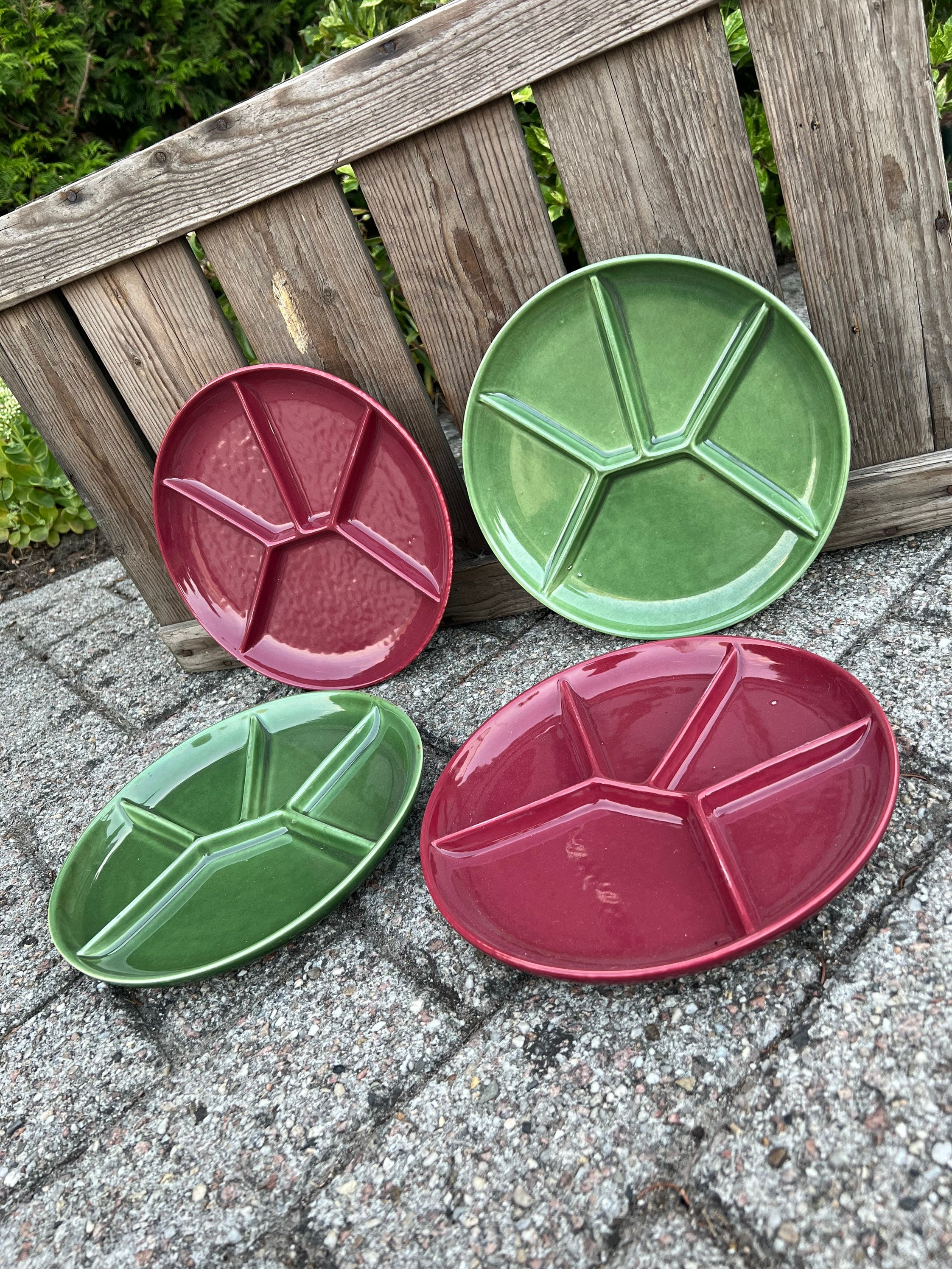 Vintage Barbecue Plates Seventies Food Plates Mid Century - Etsy