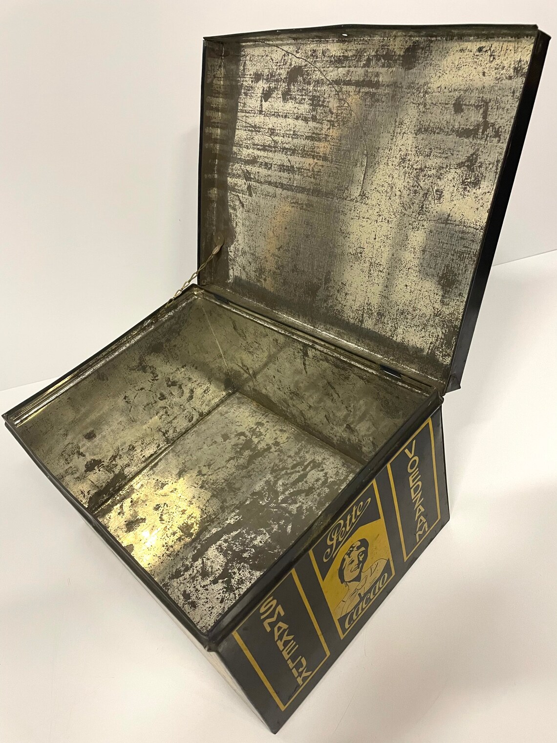 Rare Vintage 1940s Pette Cacao Storage Tin Made in Amsterdam - Etsy