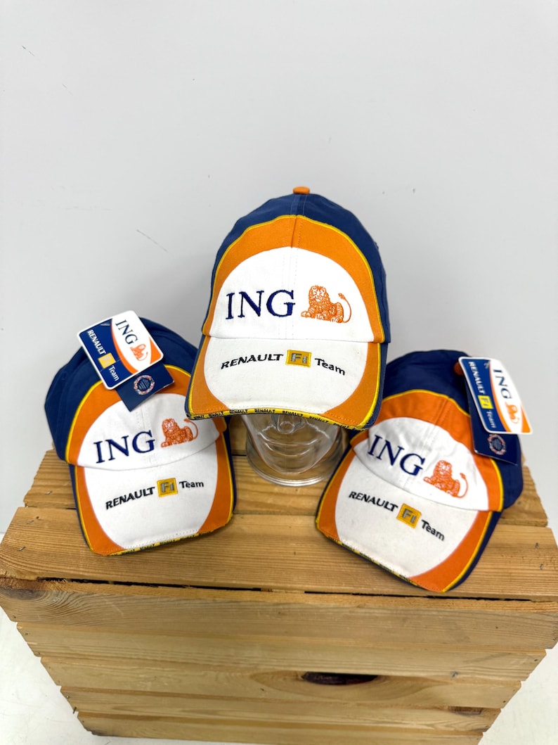 Vintage Formula 1 Hat, F1 Renault Racing Cap, New Old Stock, Vintage F1 ...