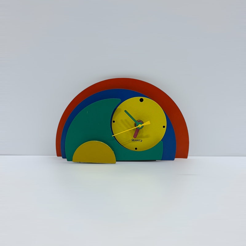 Memphis Design Clock - Etsy UK