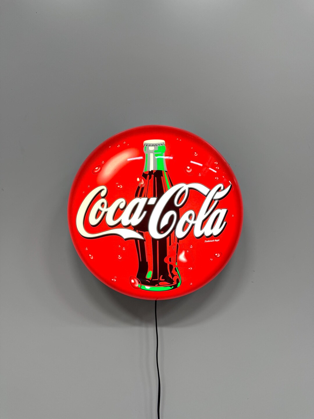 Vintage Coca Cola Light Sign, Classic Logo Advertising Lamp, Delicious ...