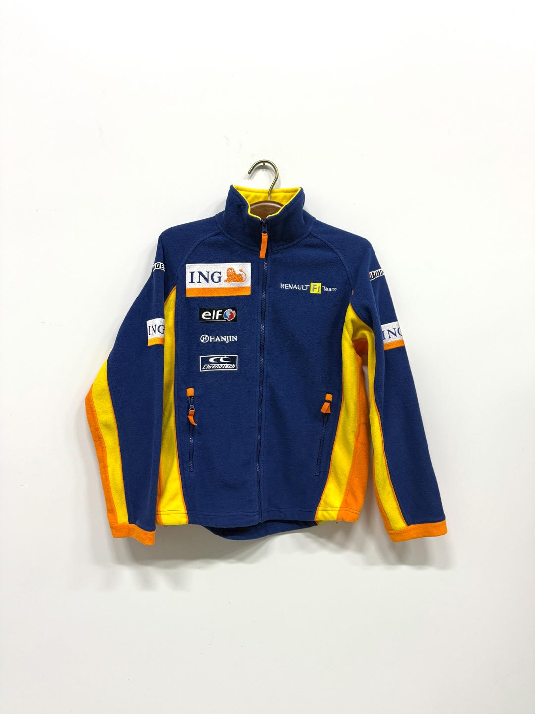 Vintage Renault F1 Team Fleece Jacket, Size S, ING & ELF Sponsors ...