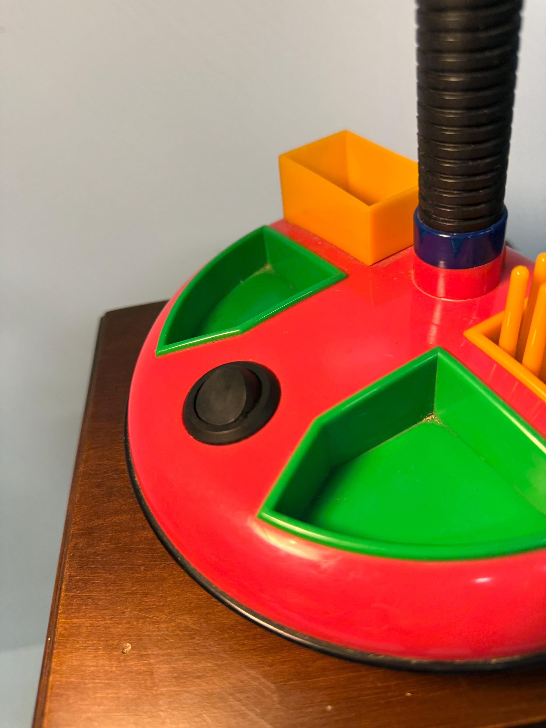 Vintage Desk Lamp, Memphis Milano Style, Rabbit Tanaka Corp, Colorful ...