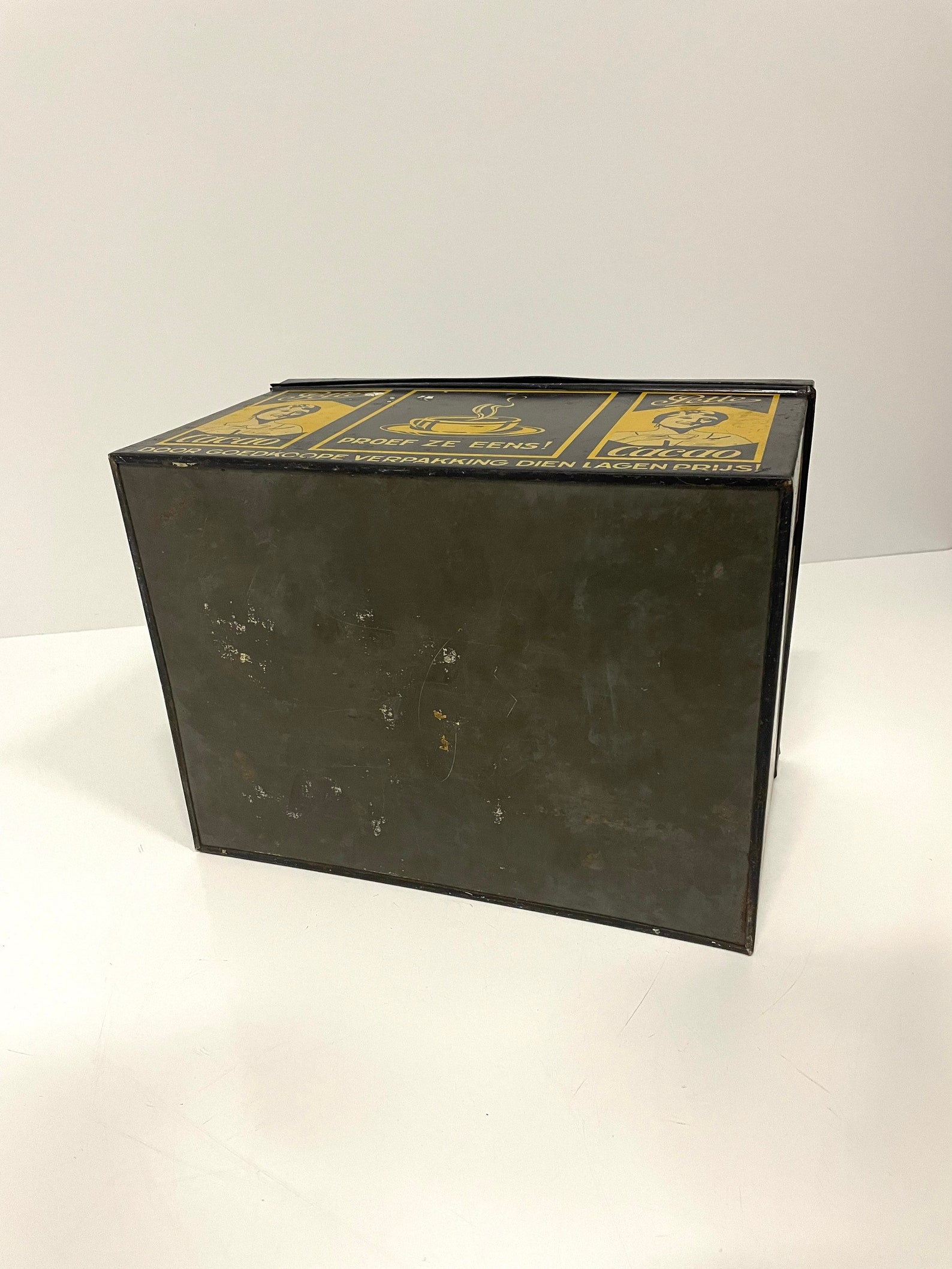 Rare Vintage 1940s Pette Cacao Storage Tin Made in Amsterdam - Etsy