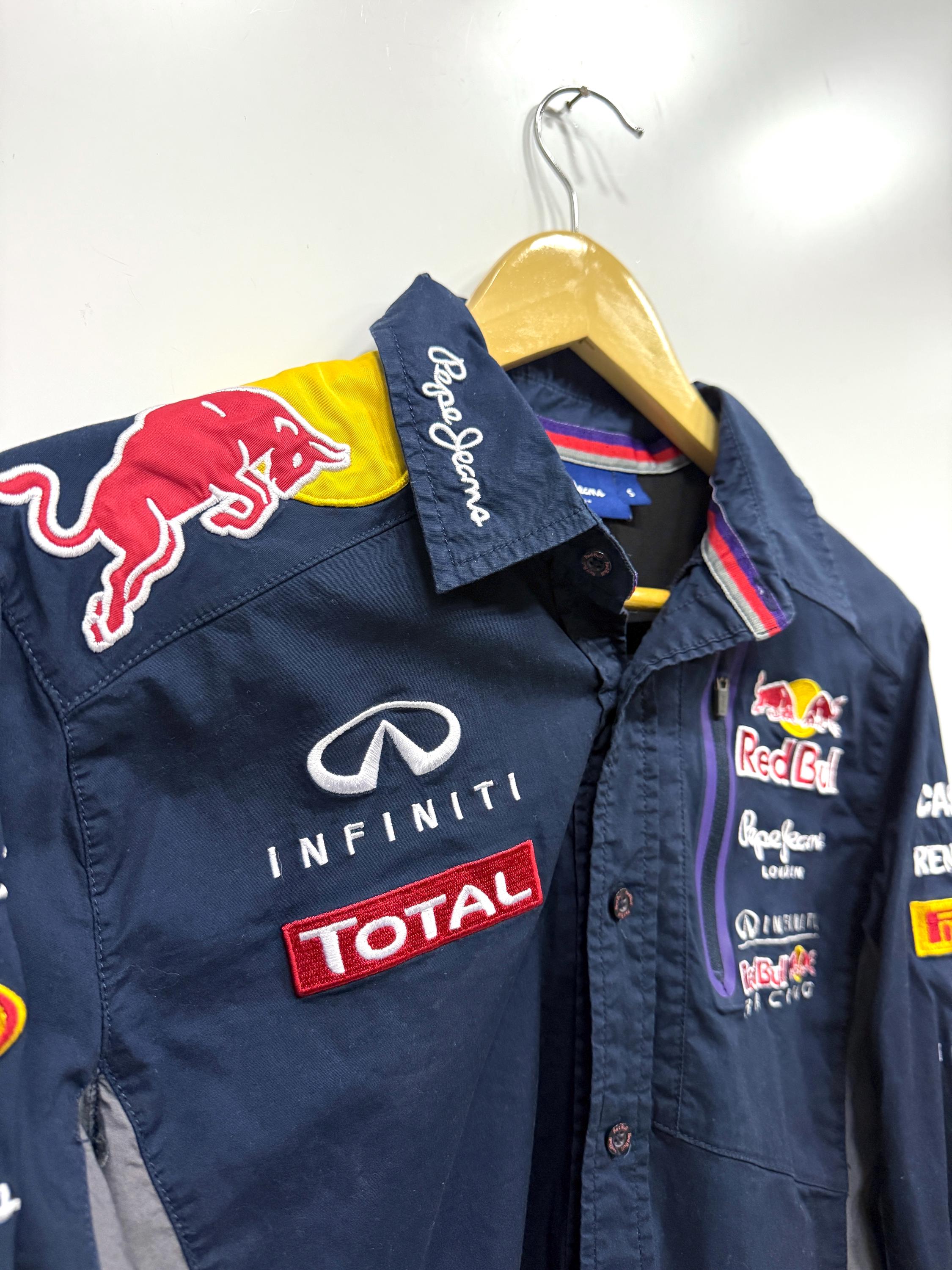 Vintage Red Bull Racing Shirt, Pepe Jeans F1 Teamwear, Size S, Infiniti ...