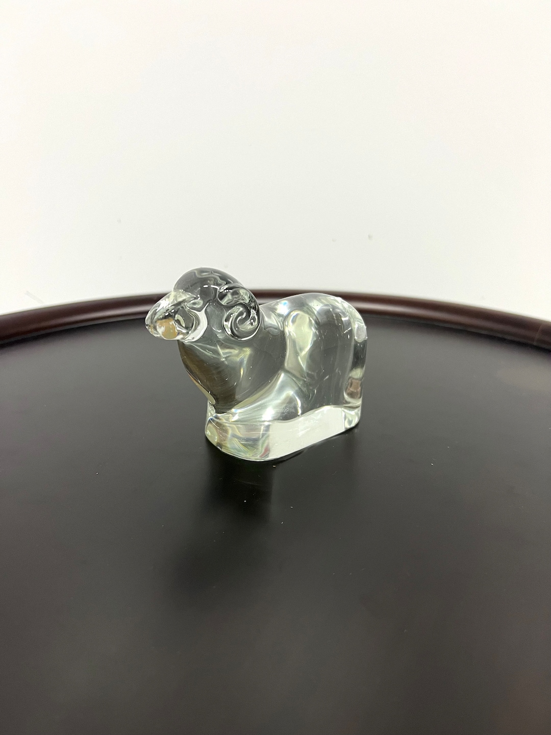 Vintage Crystal Presse Paper Sasaki Crystal Ram Goat - Etsy