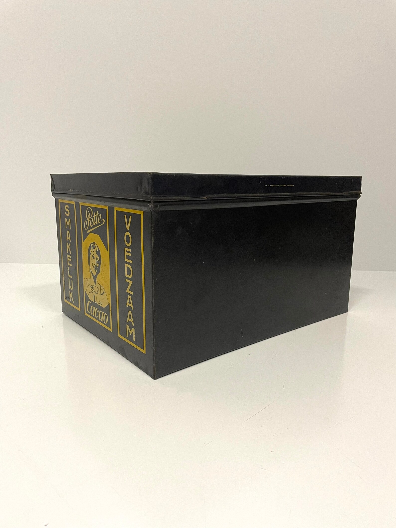 Rare Vintage 1940s Pette Cacao Storage Tin Made in Amsterdam - Etsy