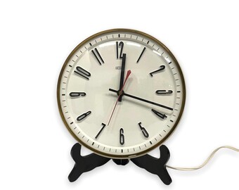 Plug in Wall Clock - Etsy