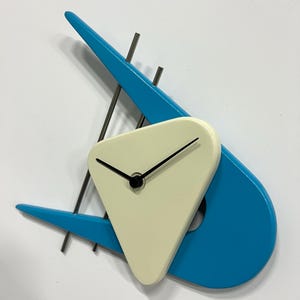 Mid Century Modern Wall Clock, MCM Style Wall Art Clock, Atomic Design ...