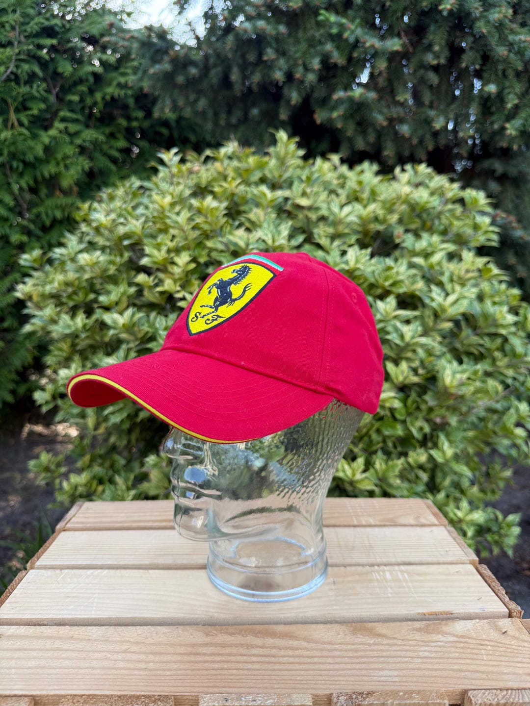 NOS Ferrari F1 Cap, 1990s Red Racing Hat, Scuderia Team Logo, Vintage ...