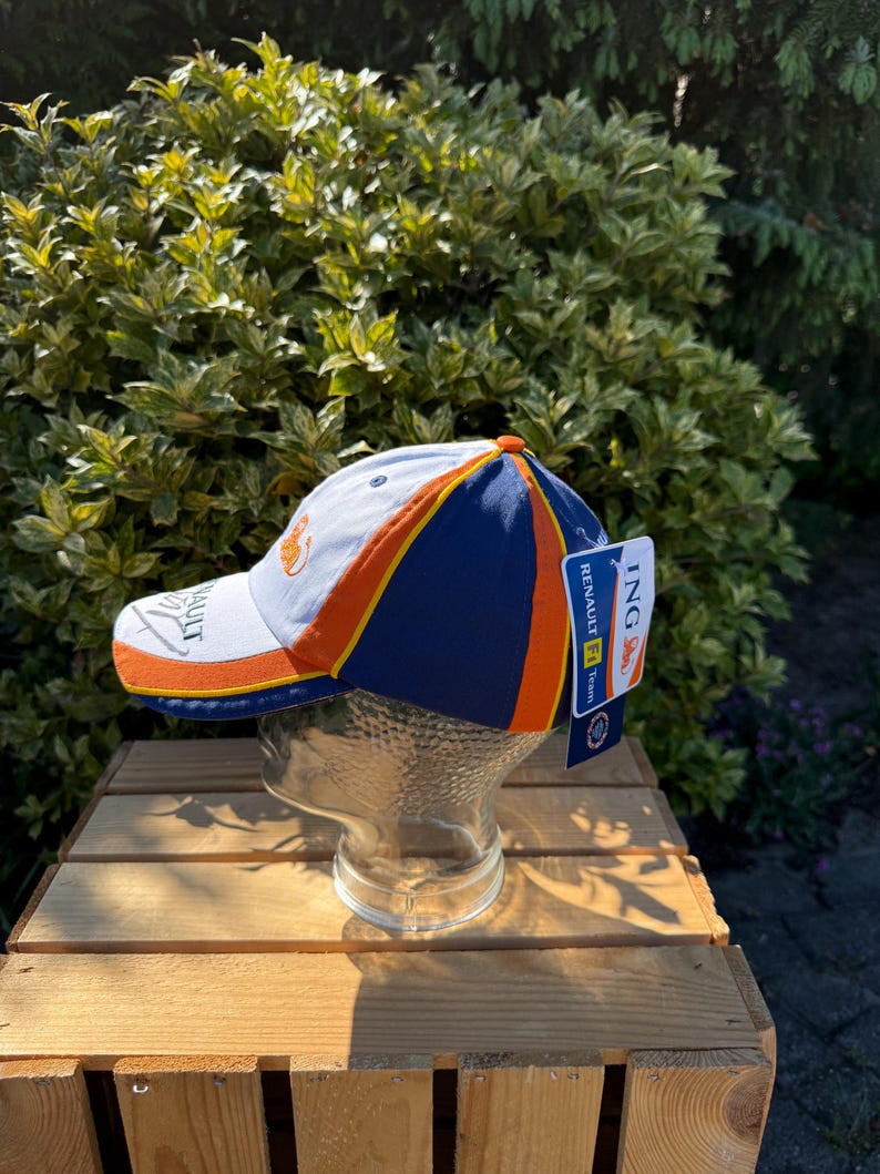 NOS Renault Formula One Racing Cap, Nelson Piquet Jr Autograph, White ...