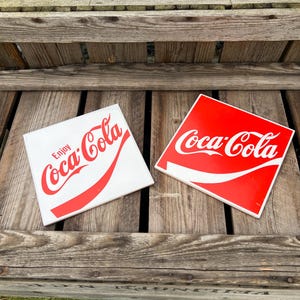 Christmas Gift Coca Cola Tiles, Original Coke Logo Wall Decor, Man Cave ...