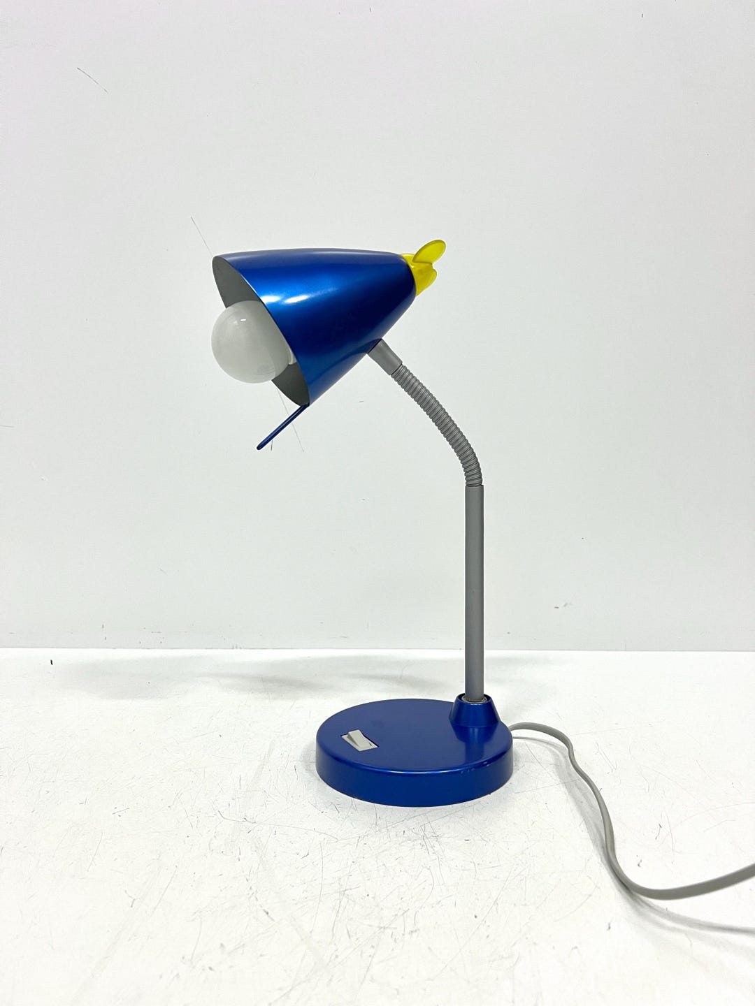 Y2K Desk Lamp, Memphis Milano Style, Massive Belgium, Blue and Gray ...