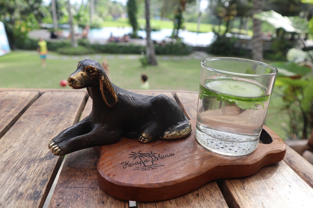 Vintage Brass Dog Statue - Antique Bronze Small Dog Statue for Birthday ...