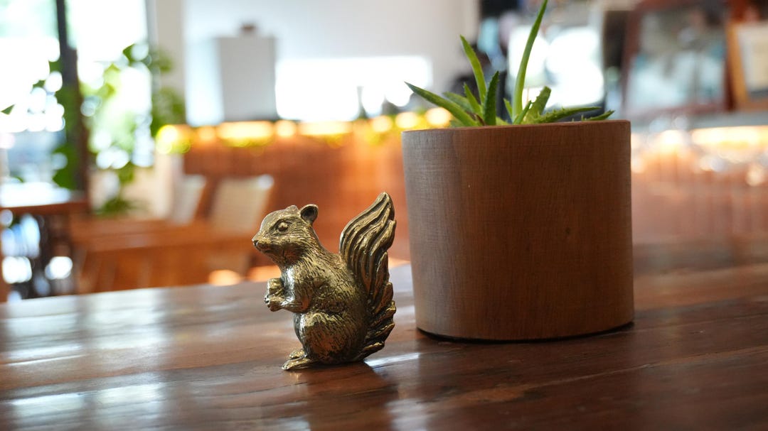 Vintage Antique Squirrel Brass - Antique Bronze Squirrel Animal for ...