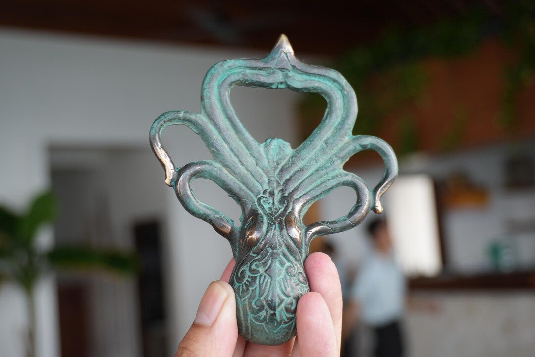 Vintage Solid Brass Octopus Bottle Opener - Antique Brass Bottle ...