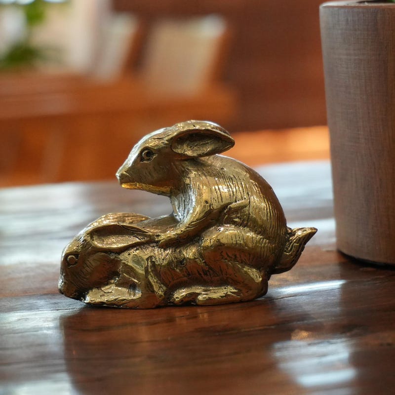 Brass Rabbit - Etsy