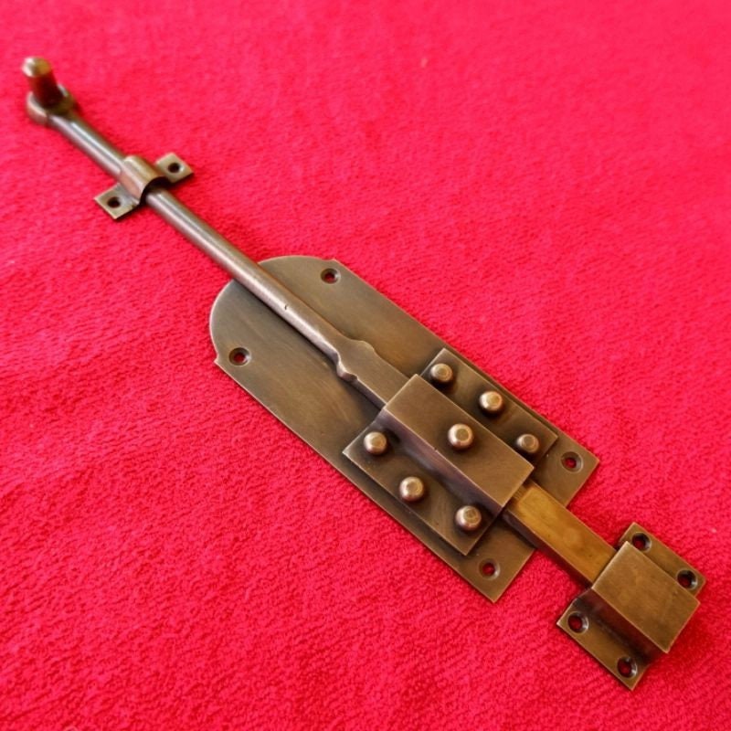 11 Inches Vintage Solid Brass Long Latch Slot Antique - Etsy