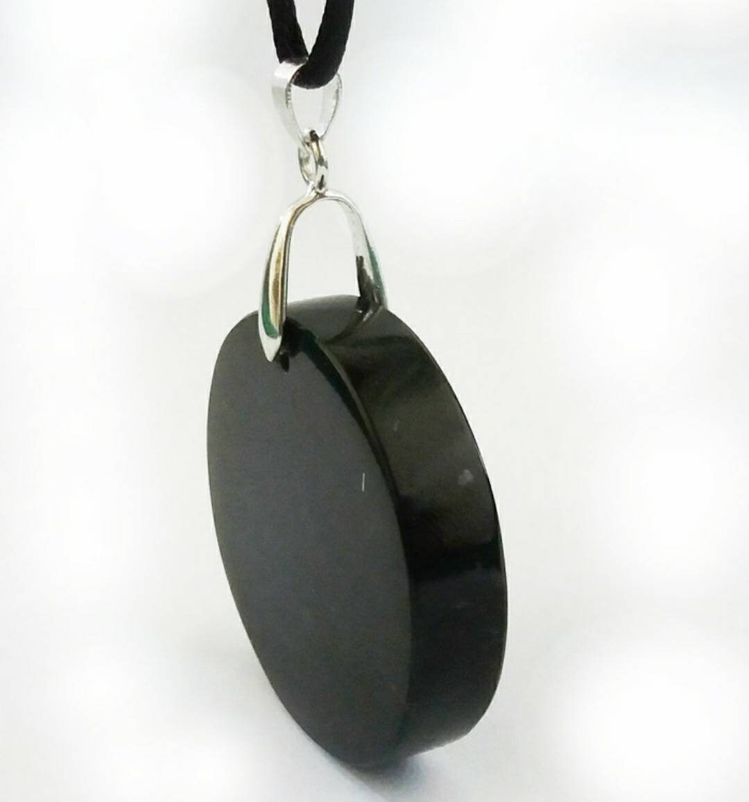 Handmade Pendant Liontin Black Jade Stone Original Black - Etsy UK