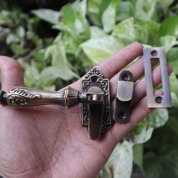 Miniature Brass Hook Latch - Etsy