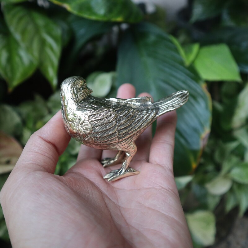 Vintage Brass Birds - Etsy