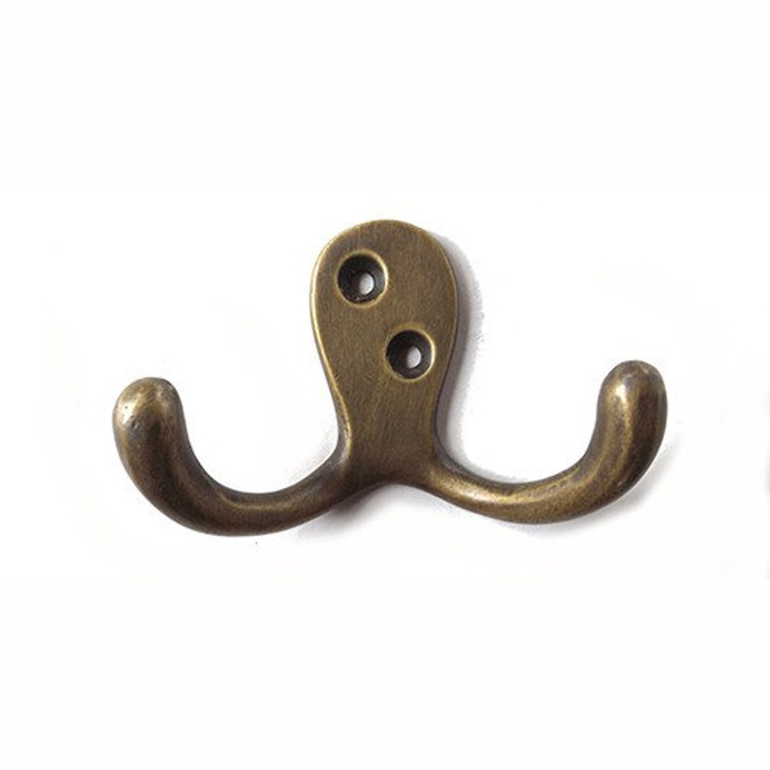 5 Piece Simple Solid Brass Hook Vintage Brass Hooks for - Etsy