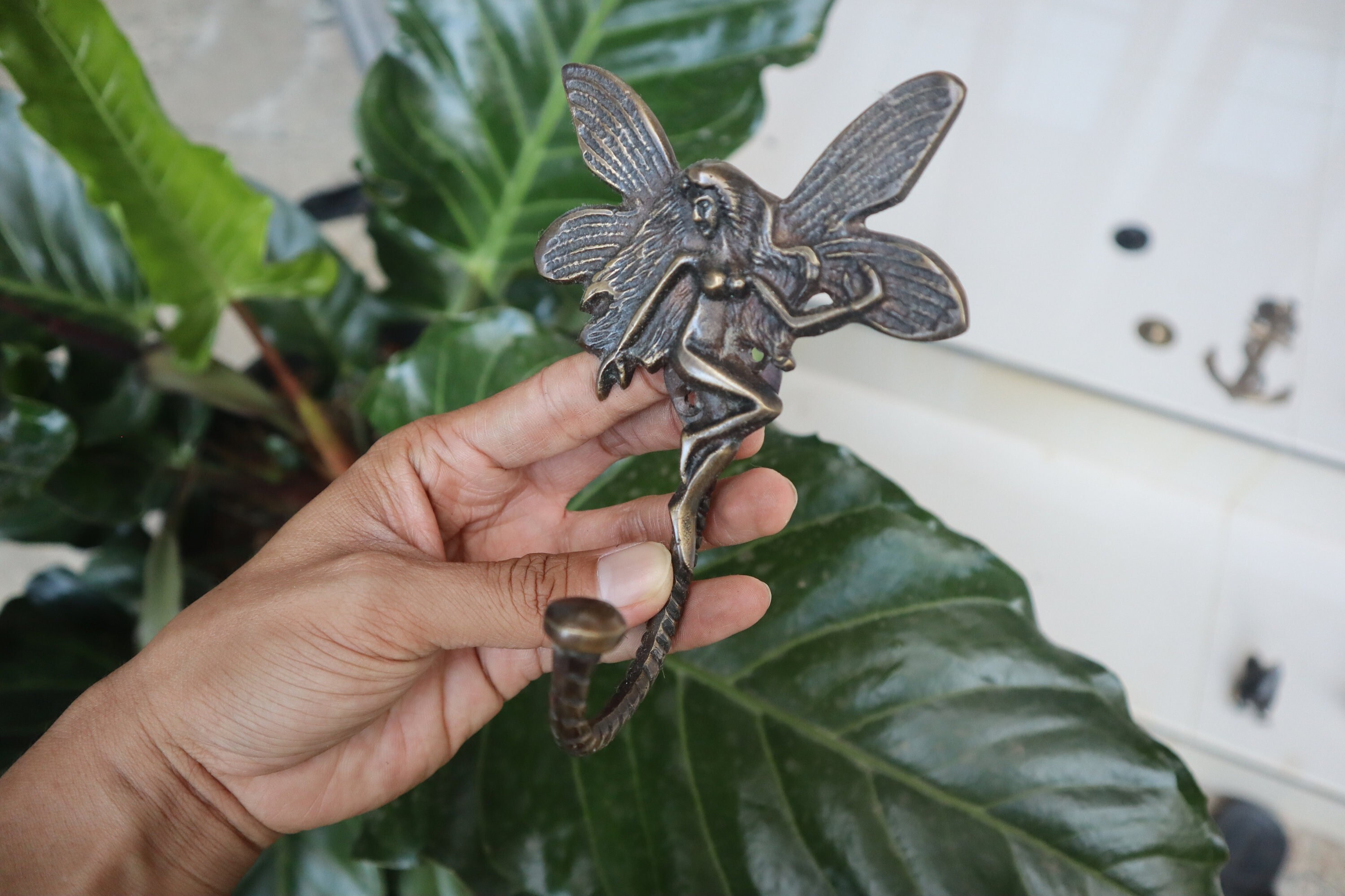 2 Pieces Vintage Antique Naked Angel Dragonfly Hooks Hanger - Etsy