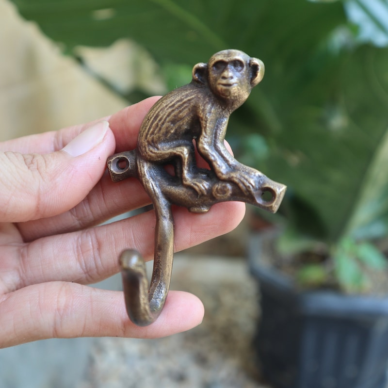 Monkey Wall Hook - Etsy