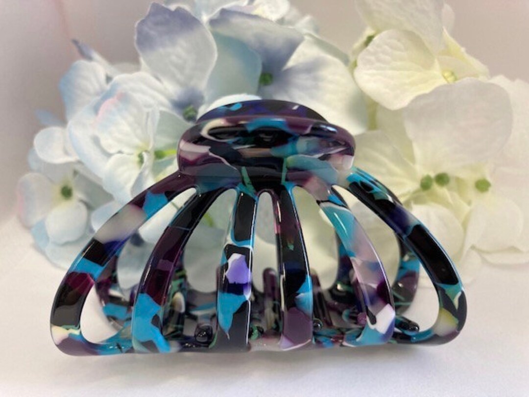 Bethany Strong Hair Claw Thick Hair Claw Premium Acetate - Etsy UK