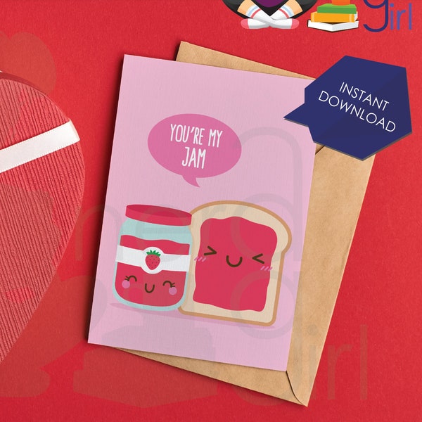 You're My Jam Card - Etsy