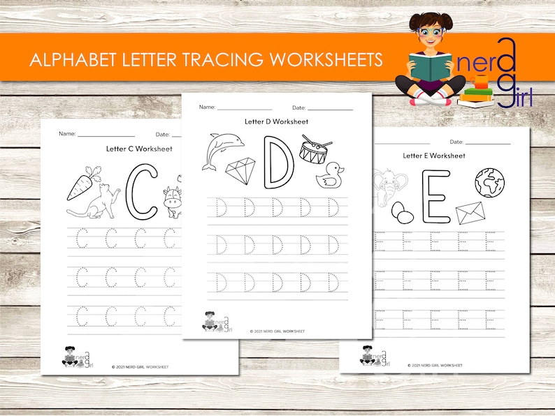 26 Printable Uppercase Alphabet Tracing Worksheets. Preschool ...