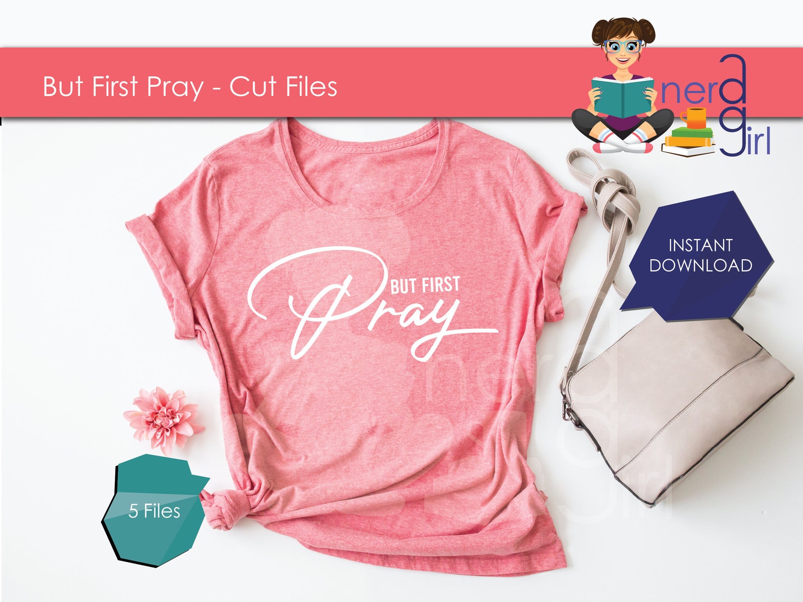 But First Pray SVG Cut Files, Dxf Files, Christian T-shirt Design ...